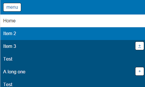 Vanilla JS Responsive Menu